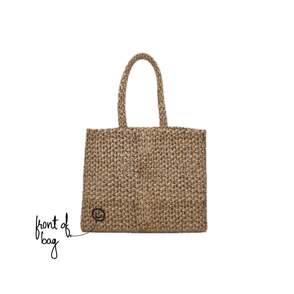 Buy Custom Raffia Tote Bag – Eco-Friendly Style - One Less